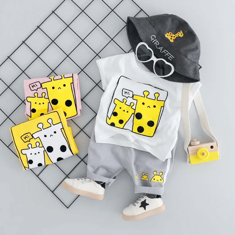 HYLKIDHUOSE 2019 Summer Toddler Infant Clothing Sets Baby Girls Boys ...