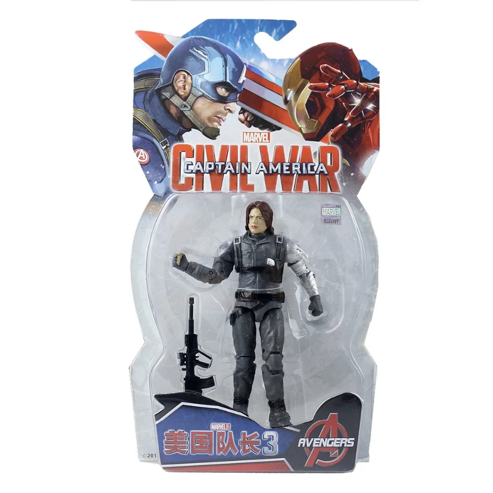 Winter Soldier Anime Civil War Captain America 3 Action Figure 7" Free ...