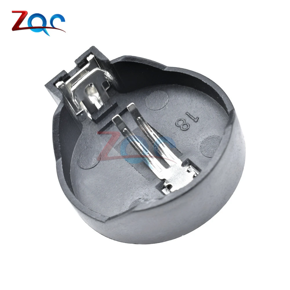 10pcs Cr2025 Cr2032 3v Button Coin Cell Battery Socket Holder Box Case Connector - Connectors ...