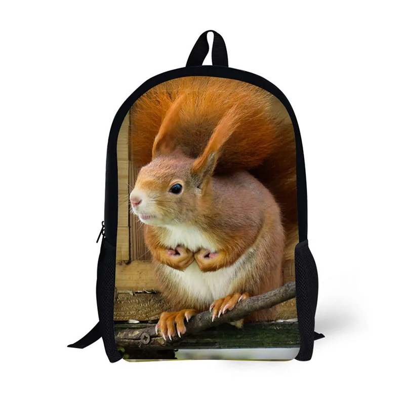 School Backpack Children Backpack Forest Squirrels Creative Classic ...