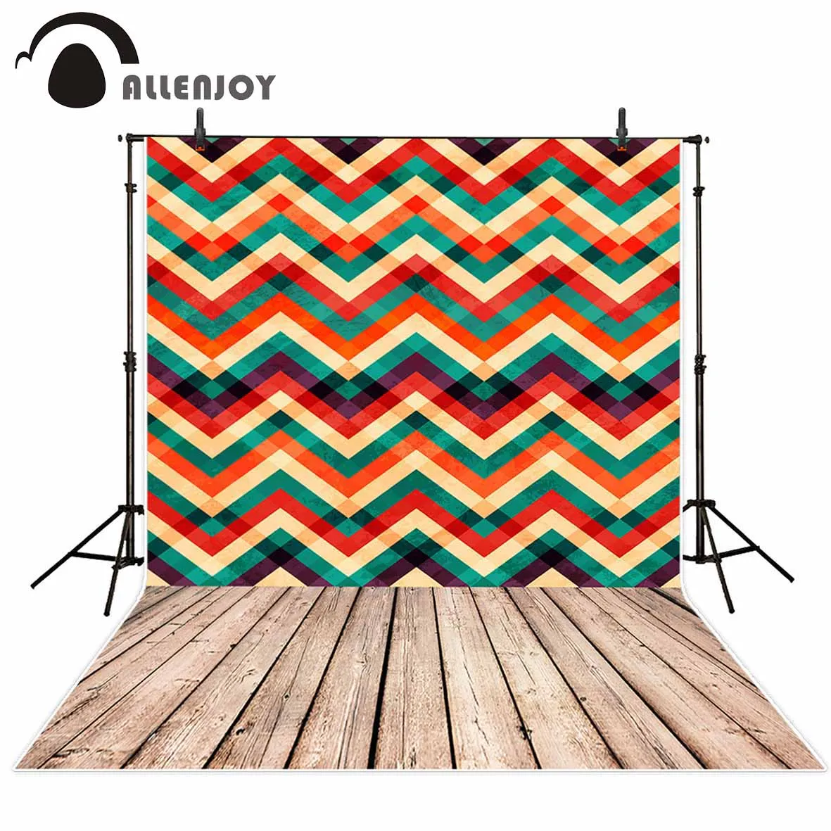 Allenjoy New Arrivals Photo Backdrops Contrast Splicing Color Red Line ...