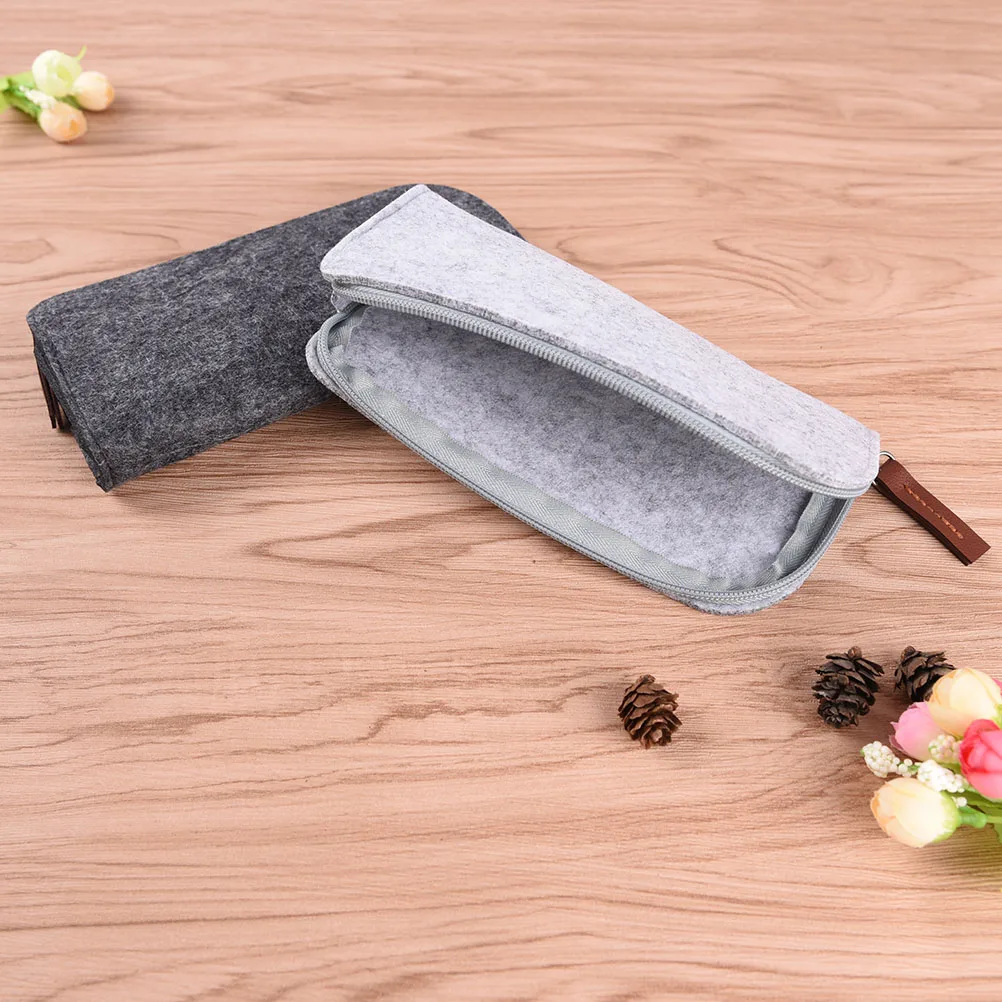 Minimalist Felt Pencil Bag Fabric Wool Felt Pencil Bags Pencil Case ...