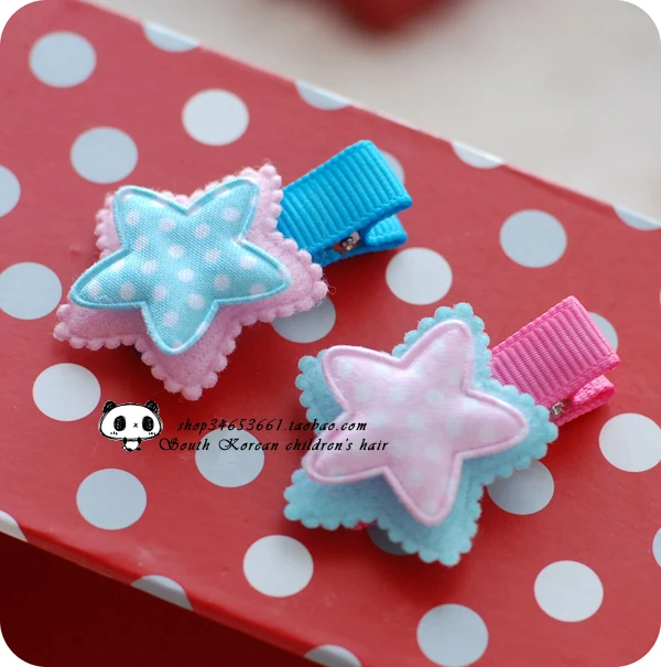 Child hair accessory female child hair accessory double layer side ...
