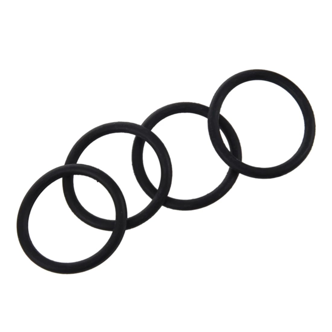 HHTL Sealing ring / shaft seal / O ring 20 x 2 mm, rubber, black, 10 ...