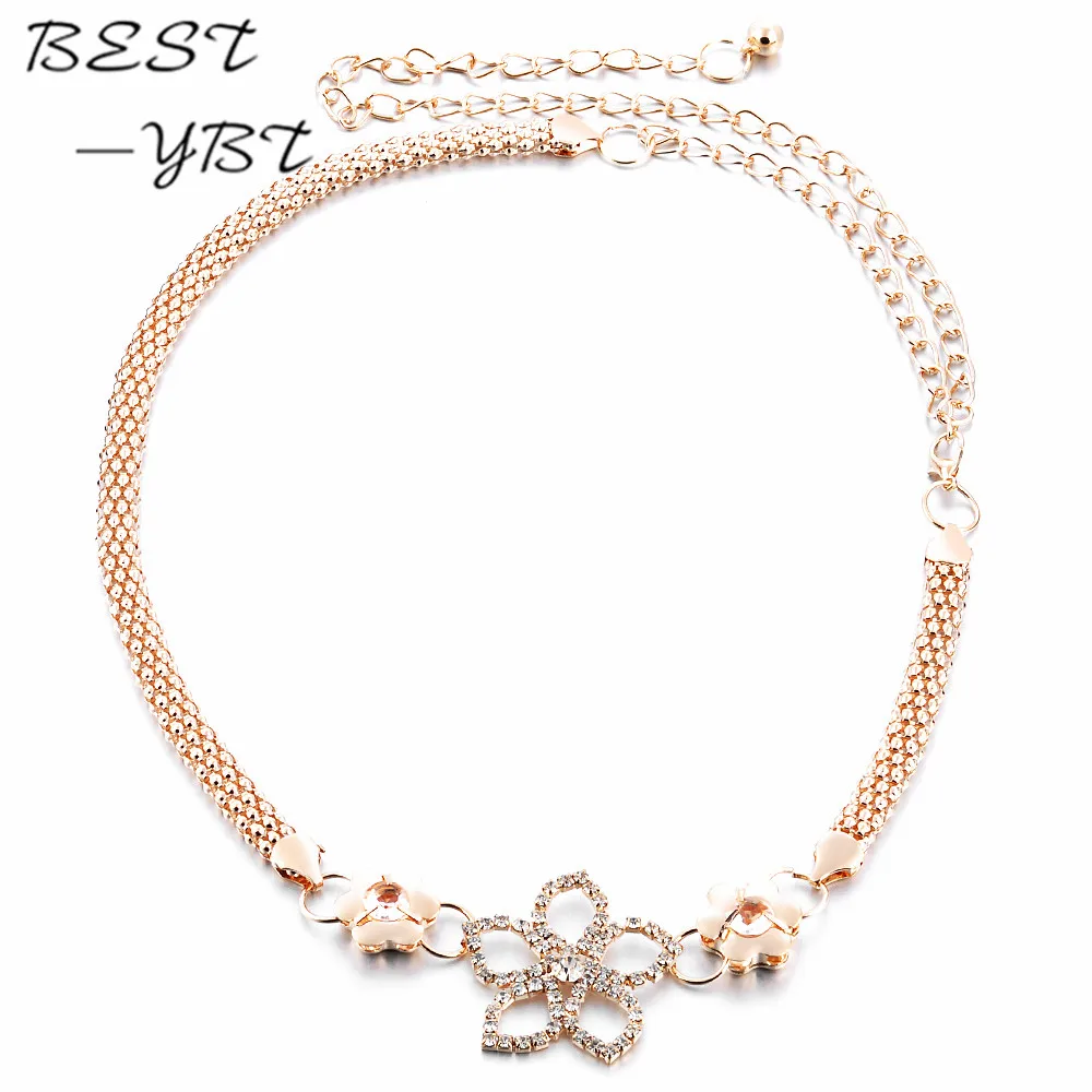 Ms Belt Korean Diamond Inlay Belt Fine Decorative Waist Chain Belly