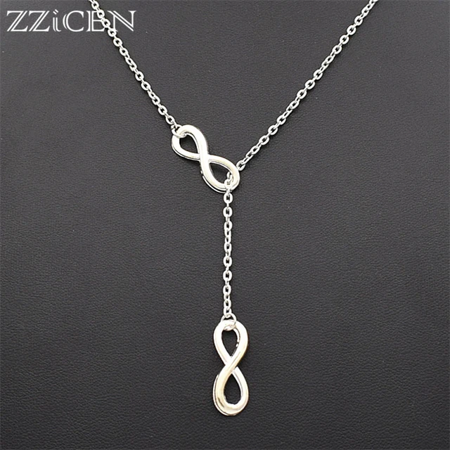 Bronze Infinity Symbol Necklace — Bang-Up Betty, 53% OFF
