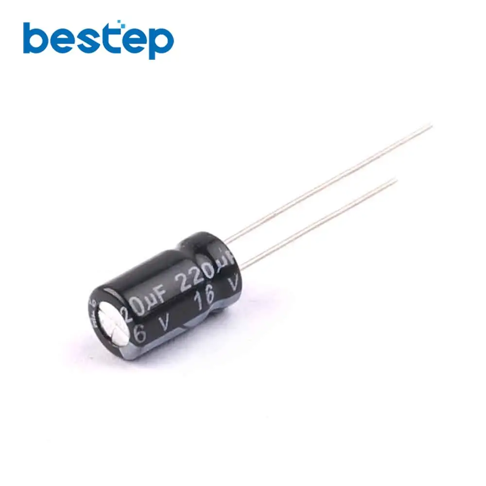 Aliexpress.com : Buy 100PCS 16V 220uF Aluminum Electrolytic Capacitor ...