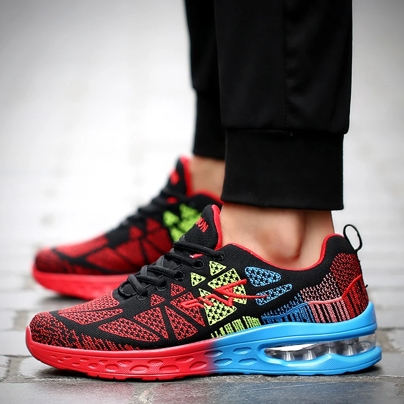 2019 Campuran Warna Desain Unisex Aktif Fashion Sneakers Ukuran 35 44 ...