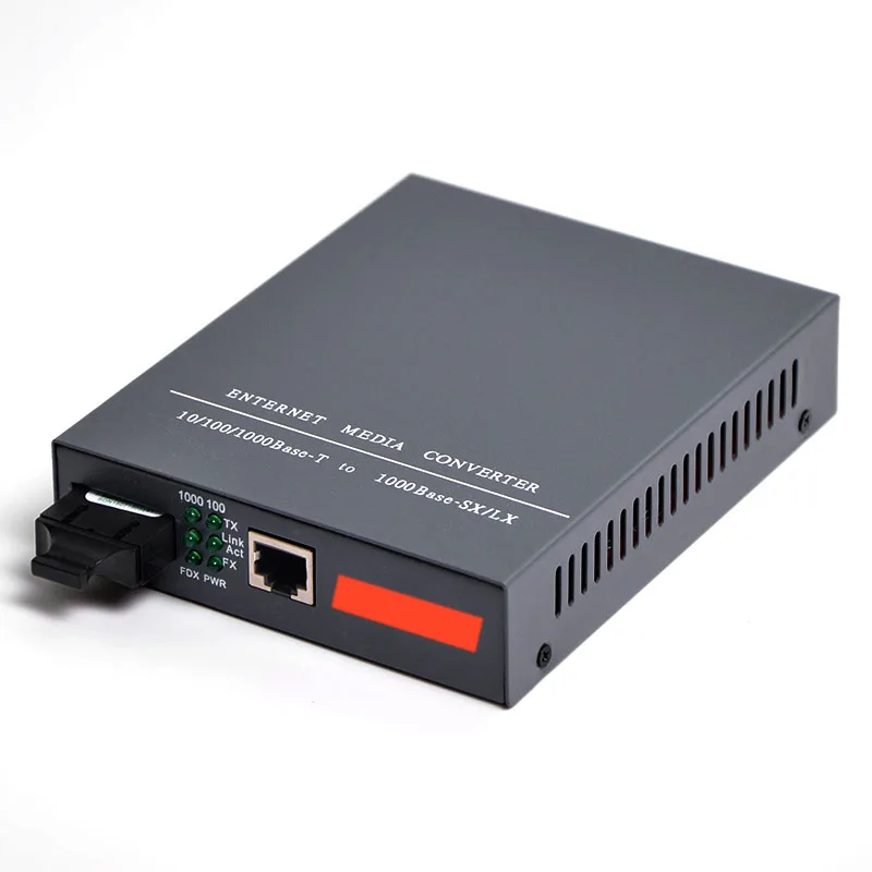 Gigabit Fiber Optical Media Converter 1000Mbps Single Mode Duplex SC ...