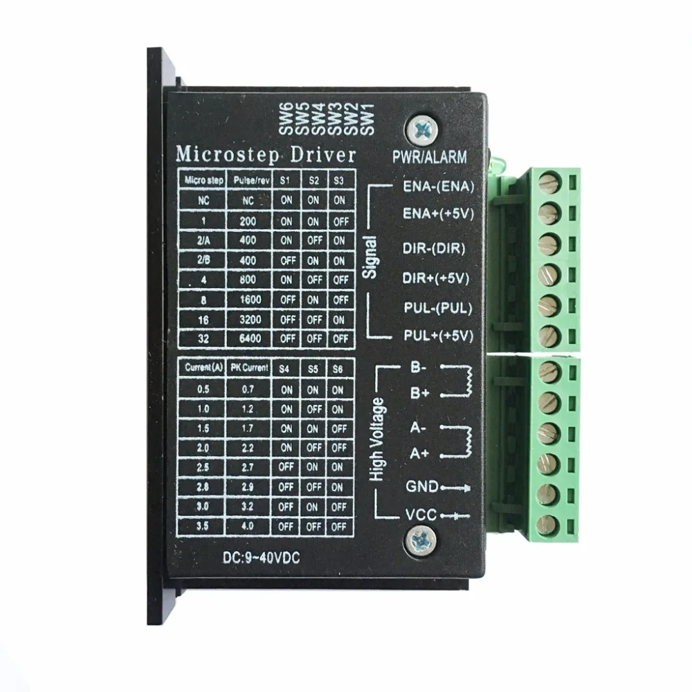 TB6600 Stepper Motor Driver Controller 4A 9~40V TTL 16 Micro Step CNC 1 ... TB6600 Stepper Motor Driver Controller 4A 9~40V TTL 16 Micro Step CNC 1 ...