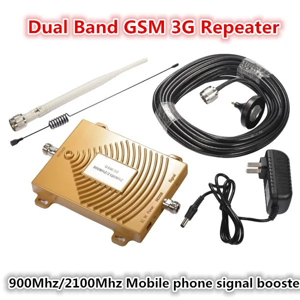Repetidor GSM 3G doble banda amplificador de señal celular ganancia ...