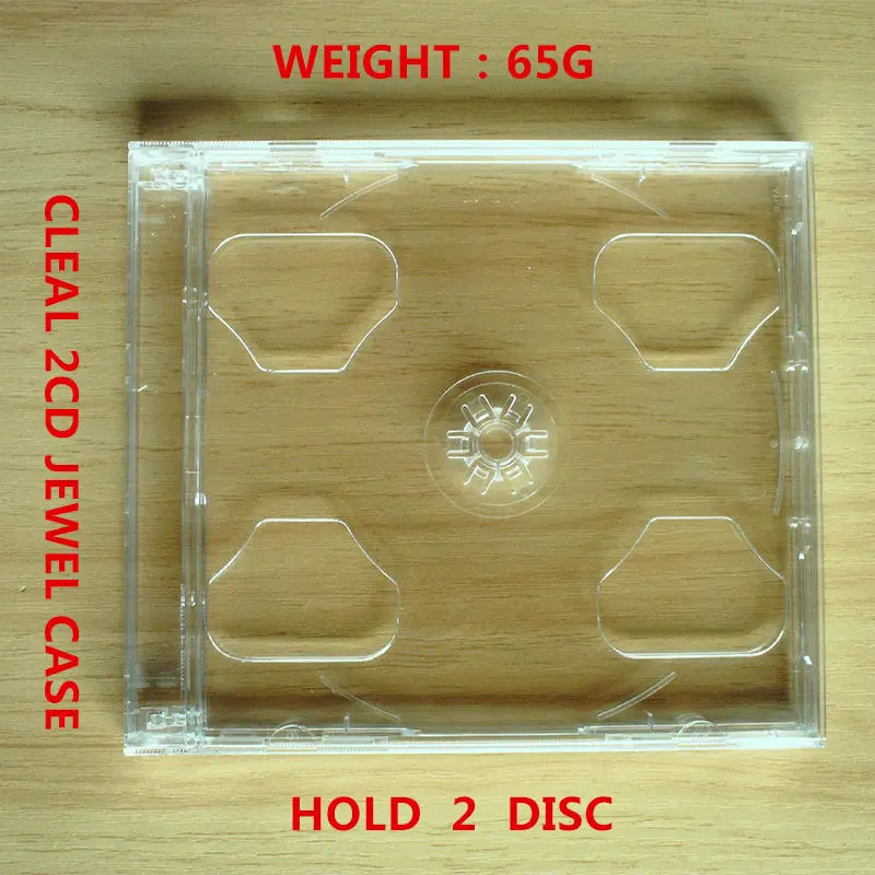 1 Disc/ 2 Disc/4 Disc New Standard Clear/black/ 2 Disc Cd Jewel Case ...