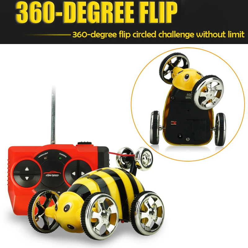 360 Rolling Rotating Rc Car 4wd Insect Model Toy Cars Remote Control ...
