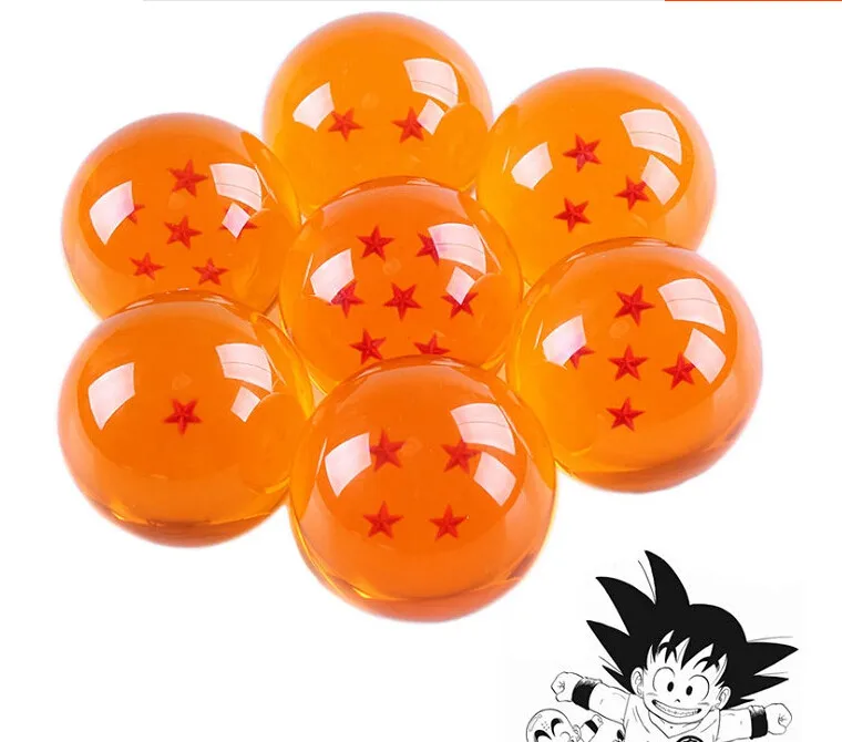 Tobyfancy Dragon Ball Z Crystal Balls PVC 42mm Diameter Dragon Ball Z ...