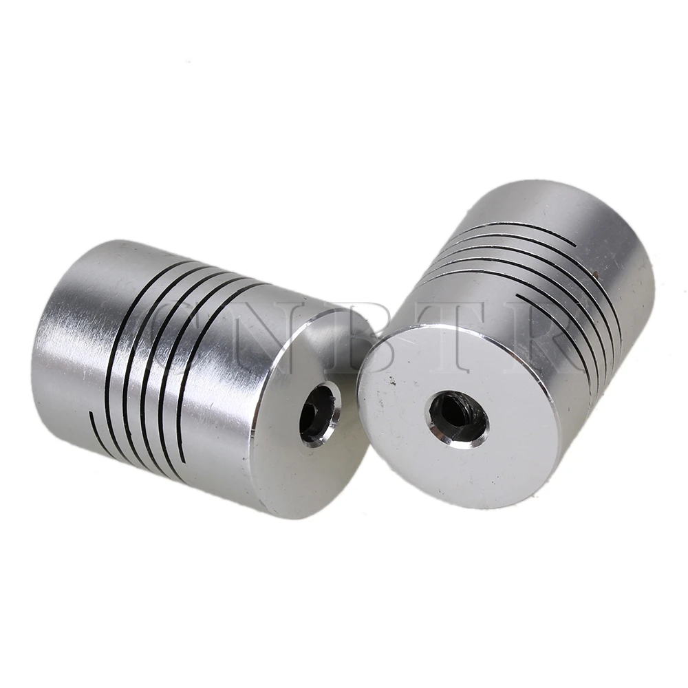 CNBTR 2pcs Flexible Shaft Motor Encoder Coupler Coupling CNC Stepper ...
