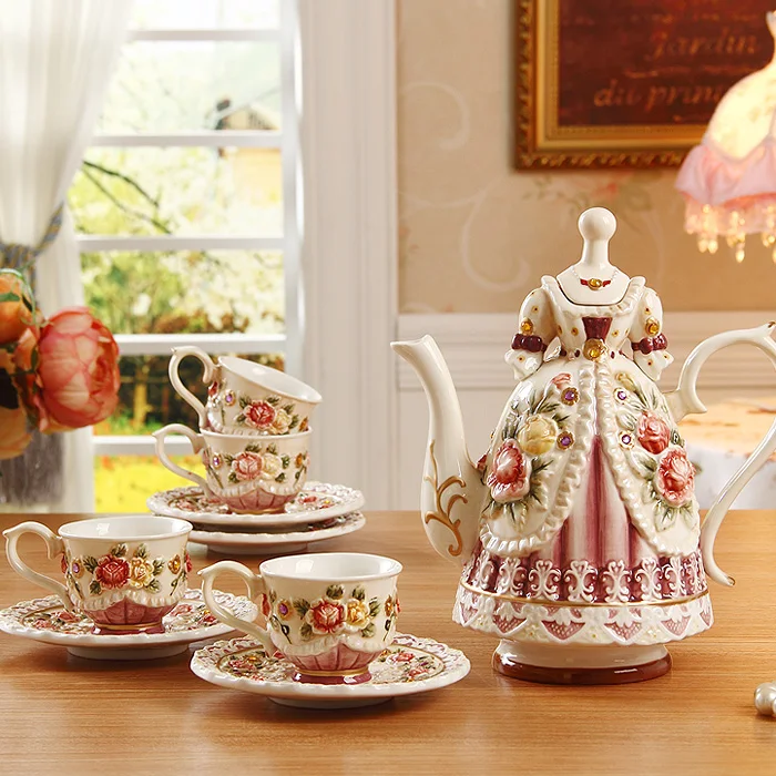 Creative Beauty Skirt Coffee Cup Set Wedding Gifts Beauty Princess ...