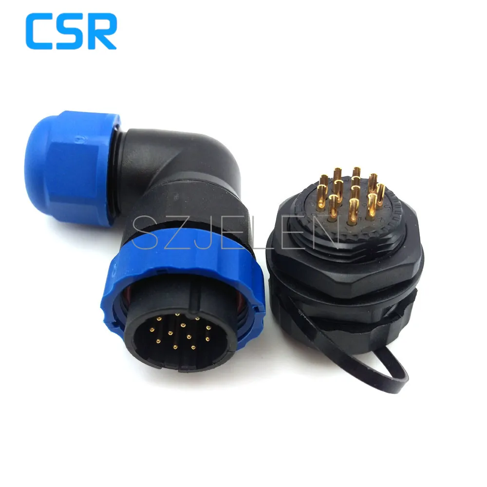 Sd20ta-zm, Waterproof 12 Pin Connector,ip67, Led 12 Pin Power Cable ...