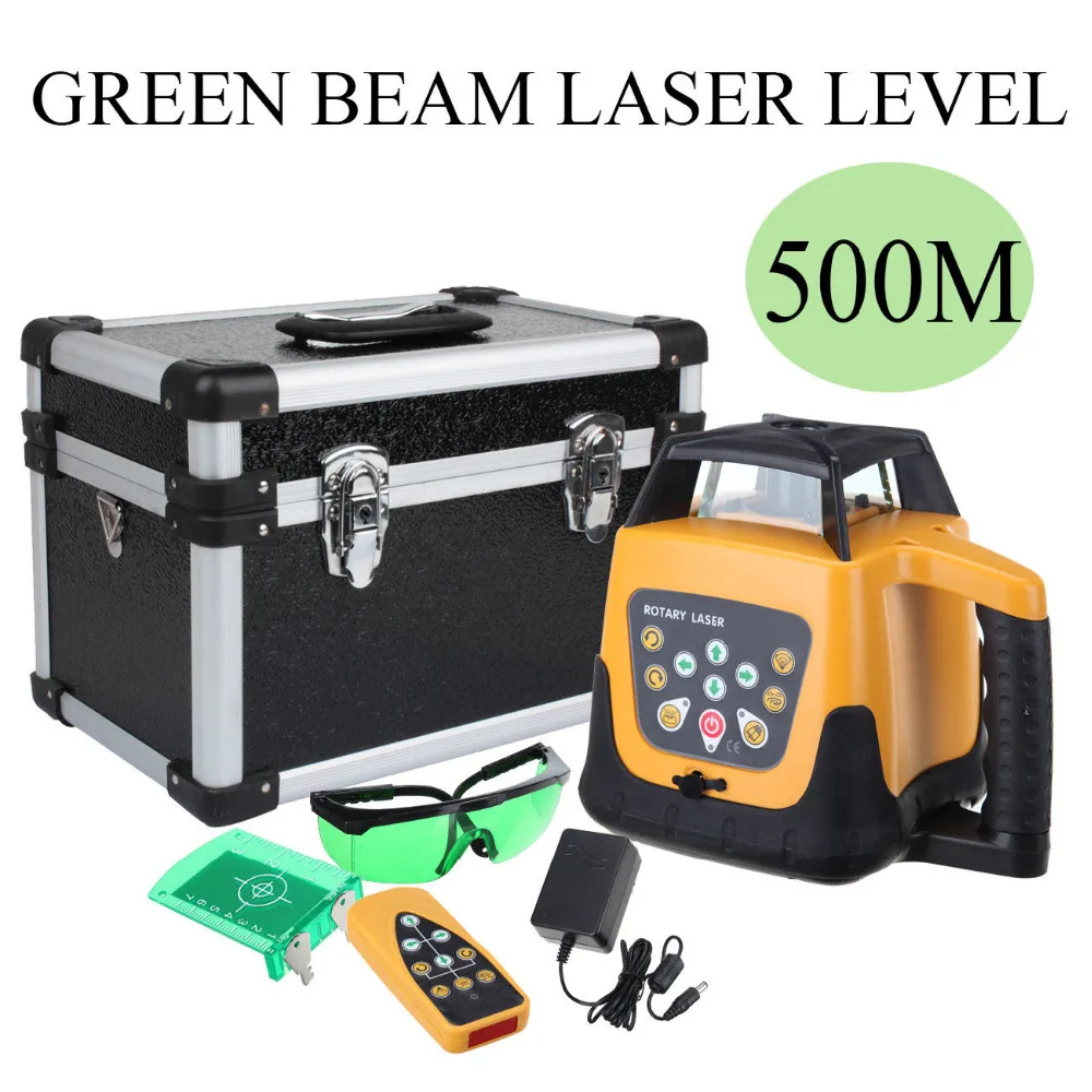 (Shipping From EU) Automatic 500m Range Self Leveling Rotary Laser ...