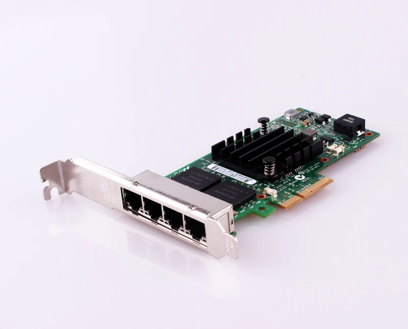 Network Card Pci-express Pcie X4 Four Rj45 Gigabit Ports Server Adapter ...