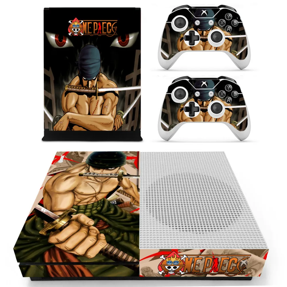 One Piece Luffy Skin Sticker for Xbox One S Console and Controllers ...