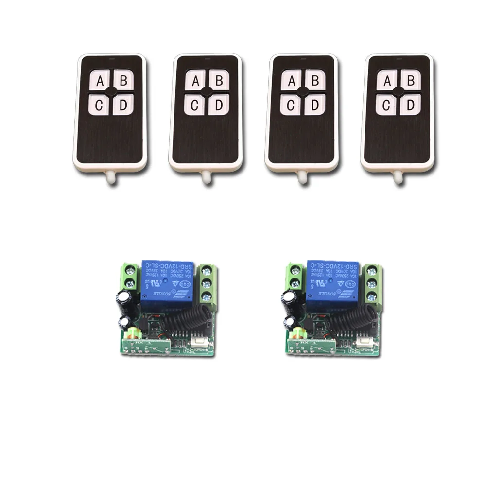Latest DC12V 1CH RF Wireless Mini Switch Relay Receiver Remote ...