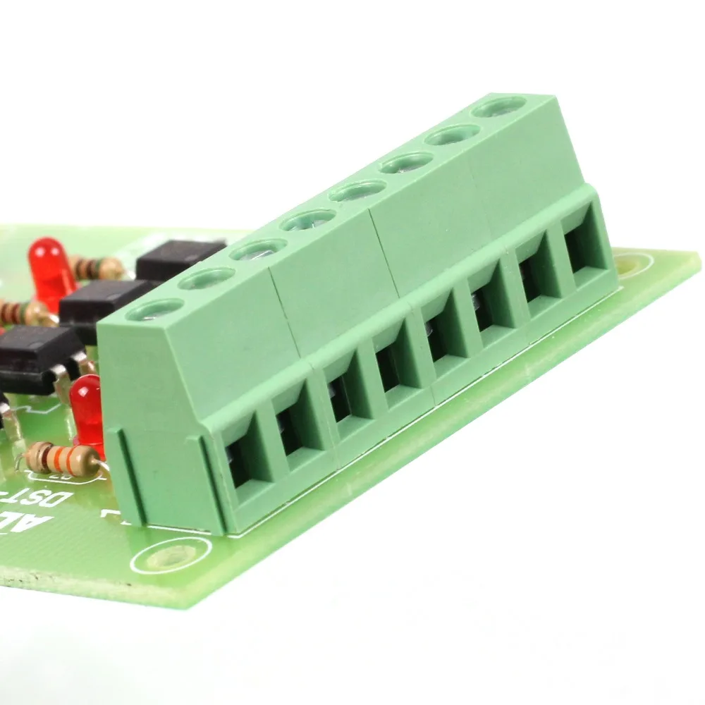 Monday Kids 3.3V to 24V 4 Bit Optocoupler Isolator PLC Signal Level Voltage Converter Board Module