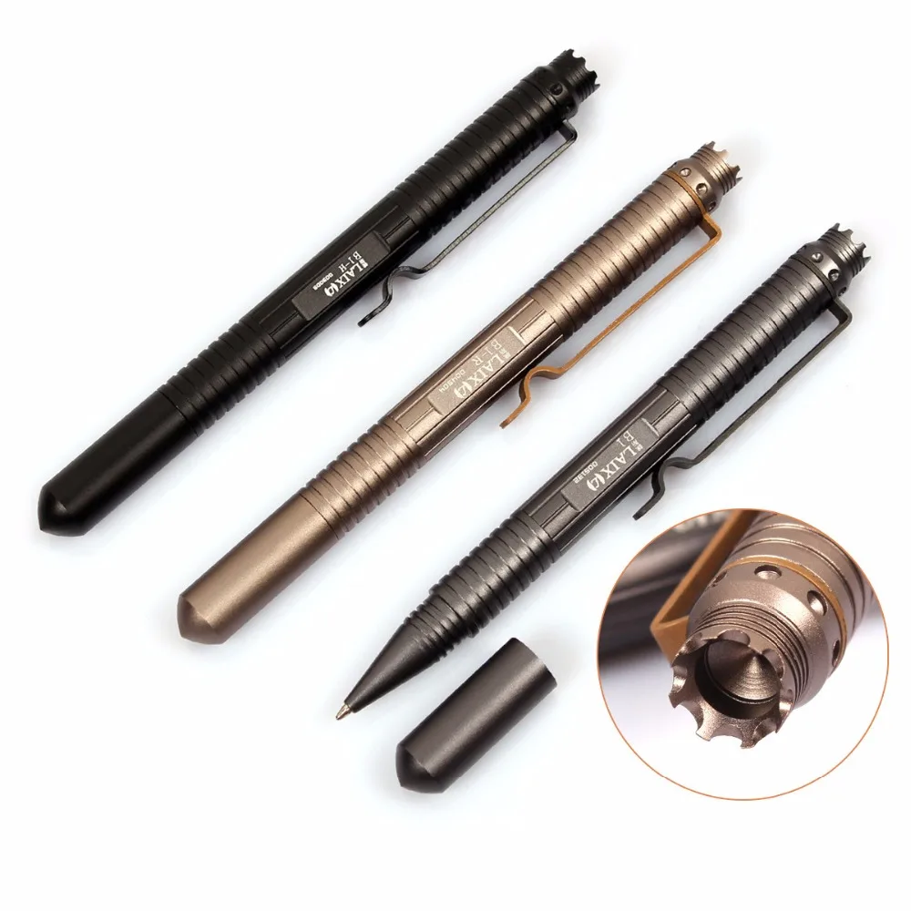 Edc Portable Tactical Pen Self Defense Tool Aviation Aluminum Anti-skid ...