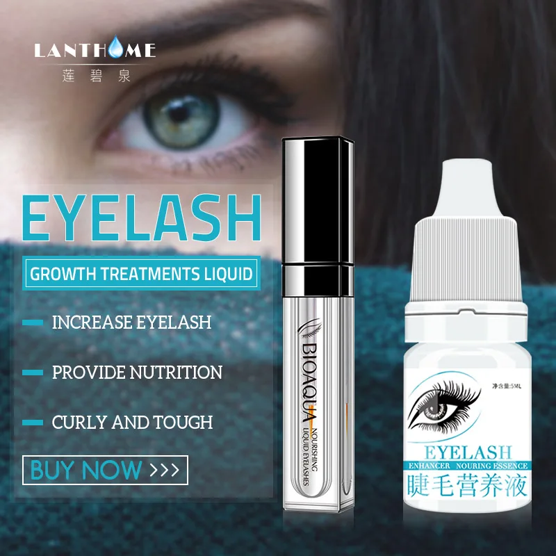 2pc Eyelash Growth Powerful Makeup Eyelash Growth Treatments Serum