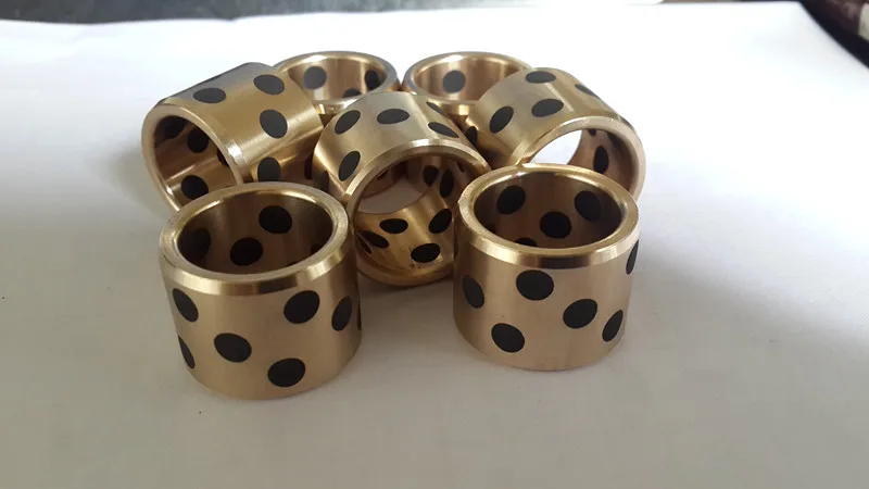 Jdb 183225 Oilless Impregnated Graphite Brass Bushing Straight Copper ...