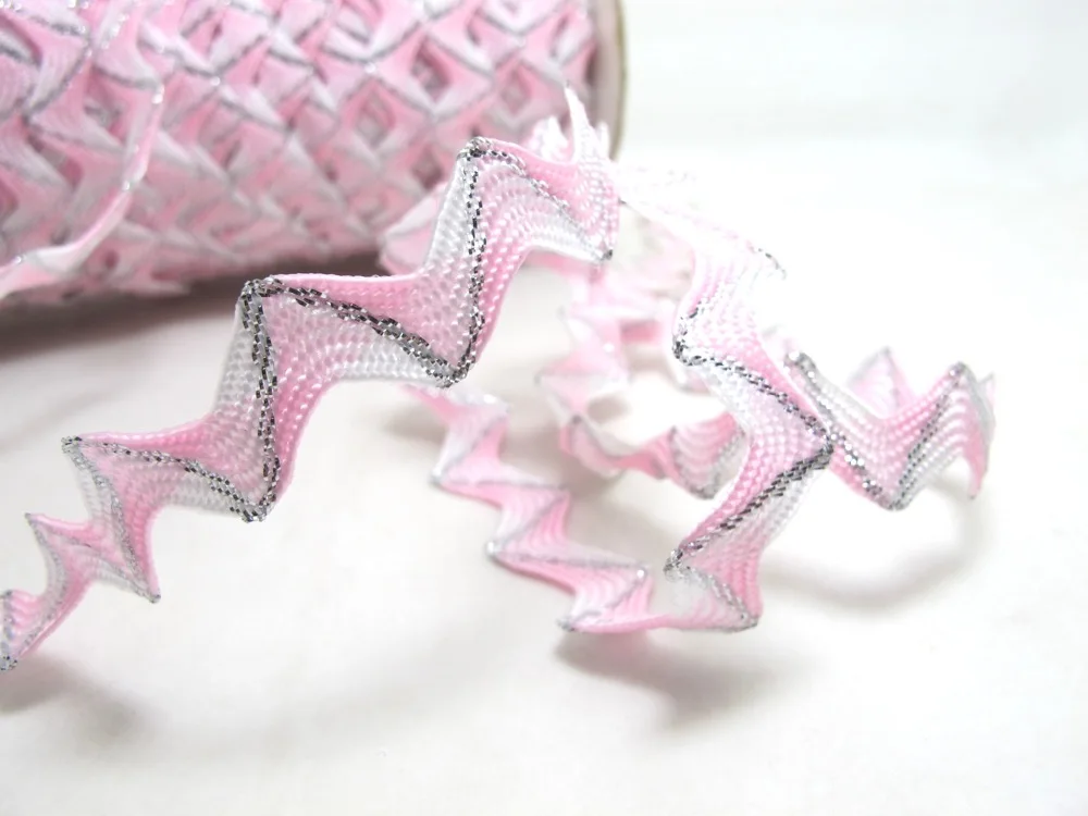 10 Yards6mm Multi Colors Ribbon Ric Rac Zig Zag Lace Trimming Ribbon ...