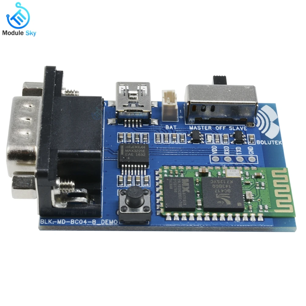 Bluetooth wireless module RS232 Bluetooth Serial Adapter Communication ...