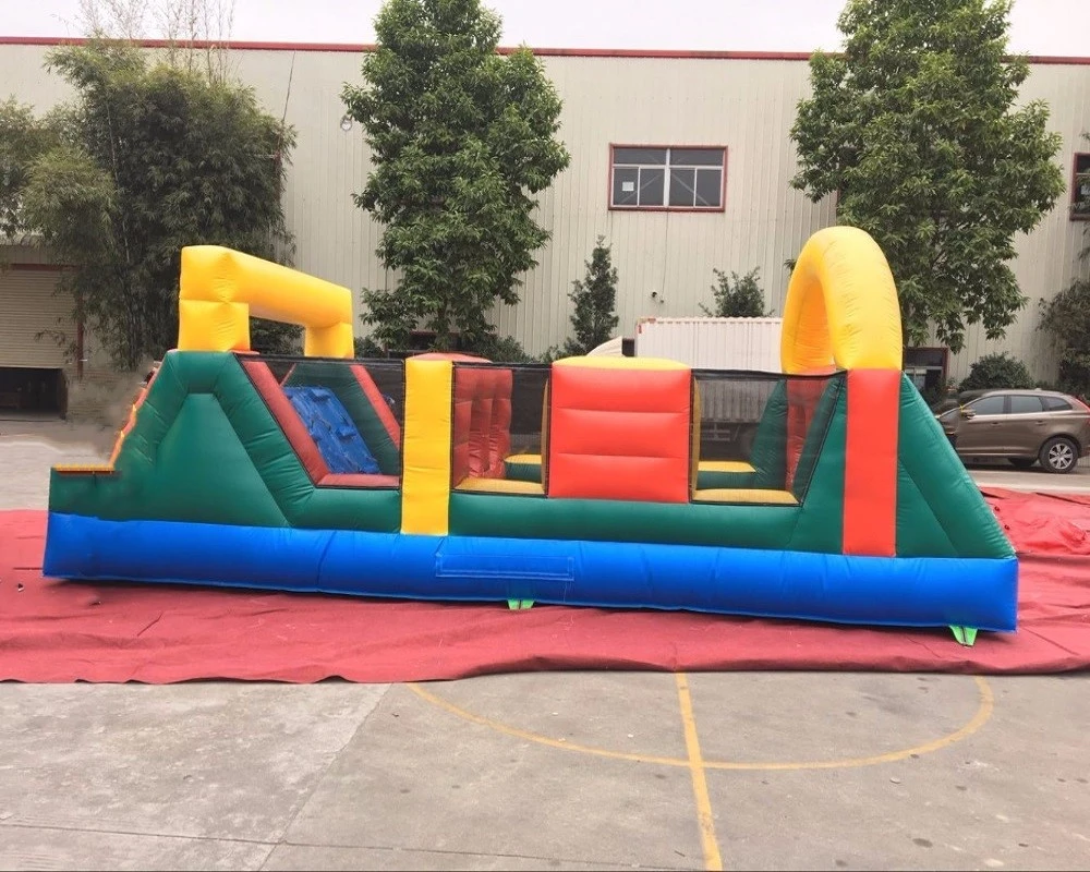 Commercial PVC factory directly customized inflatable obstacle course ...