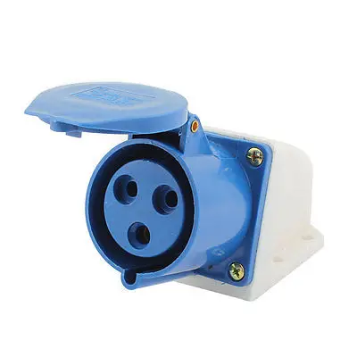 AC 220V 250V 32A IP44 2P+E 3P Female Industrial Caravan Waterproof ...
