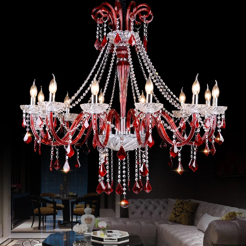 Red Chandelier Lighting