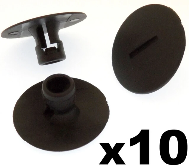 10x For Land Rover Range Rover Black Plastic Clips- Upholstery & Floor ...