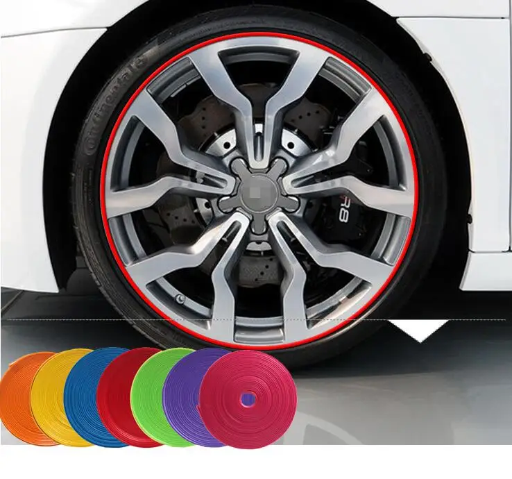 Ruedas De Auto Sello Sticker recortar barras Lado Rienda VW Rueda de ...