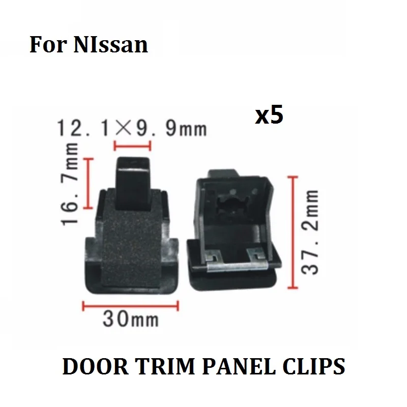 x5 pieces For NIssan Auto Plastic Fastener Car Clips New|clips for car ...