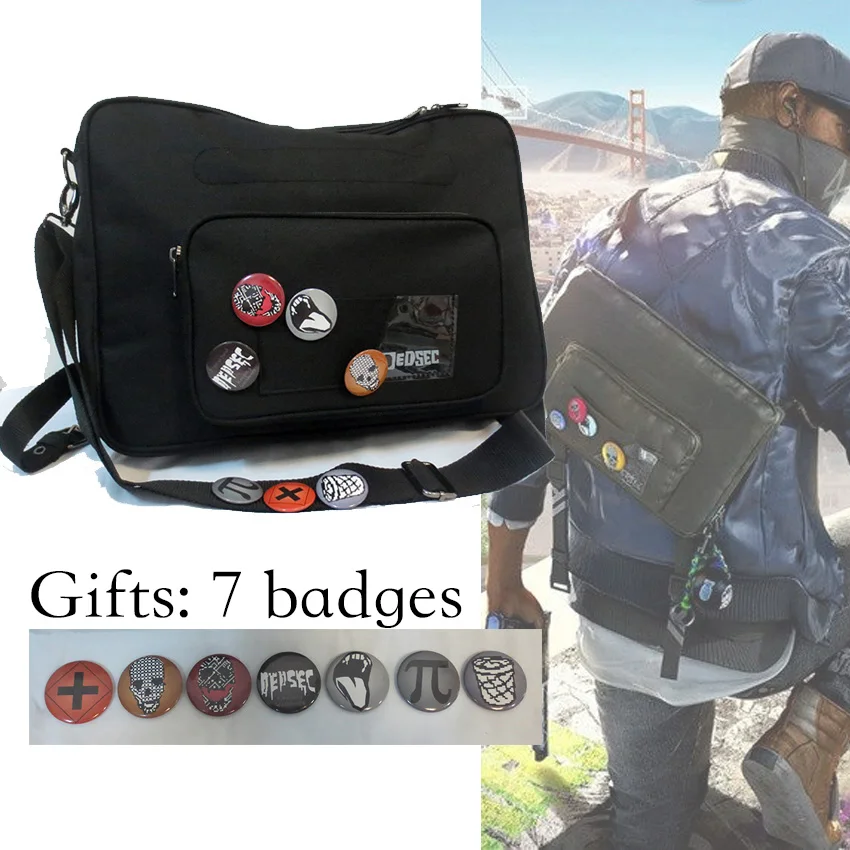 Juego-Watch-Dogs-2-Marcus-Holloway-Cosplay-bolsa-reloj-Unisex-adulto ...