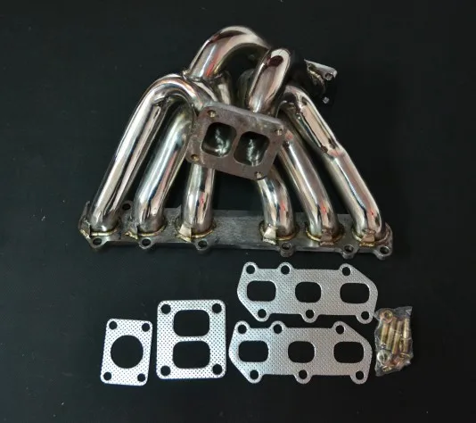 Escape Turbo de acero inoxidable Supra JZA70 MKIII 1JZ GTE 1JZGTE T4 ...