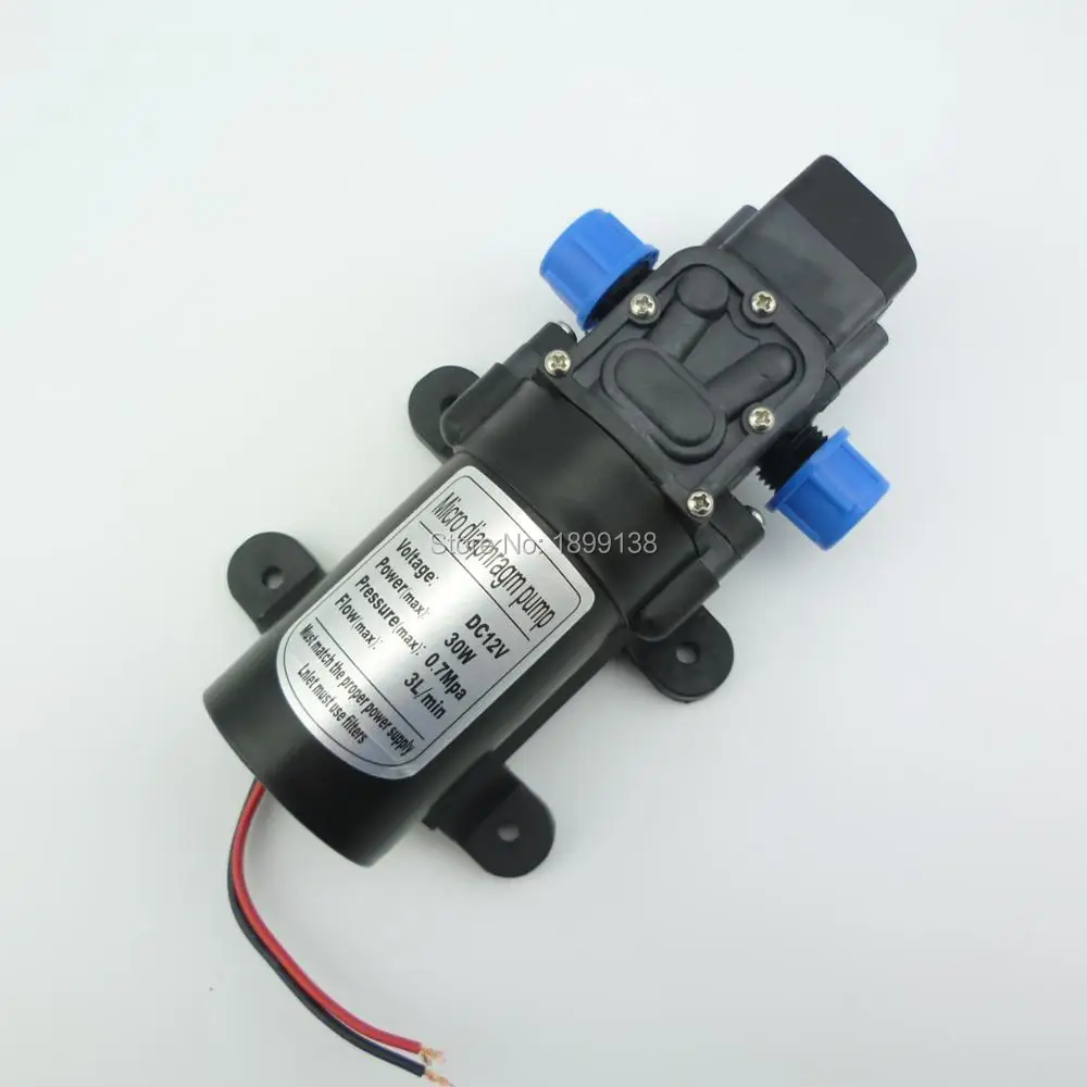 30W 3L/min Automatic pressure switch self priming diaphragm portable dc ...