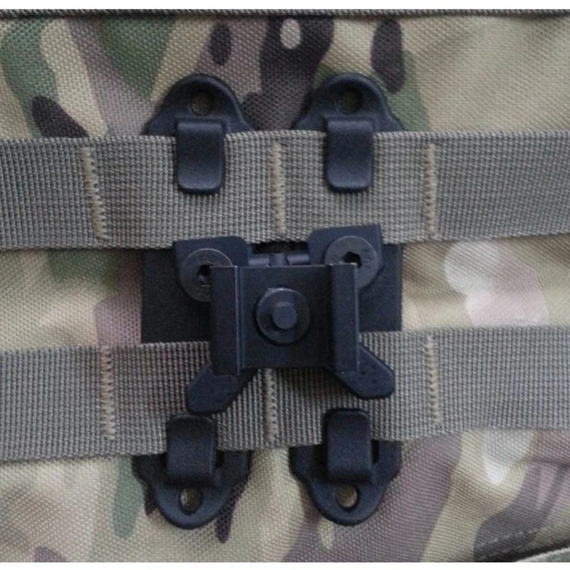 Tactical Airsoft Rifle Pistol Handgun Carrier Adapter Mount And Molle ...