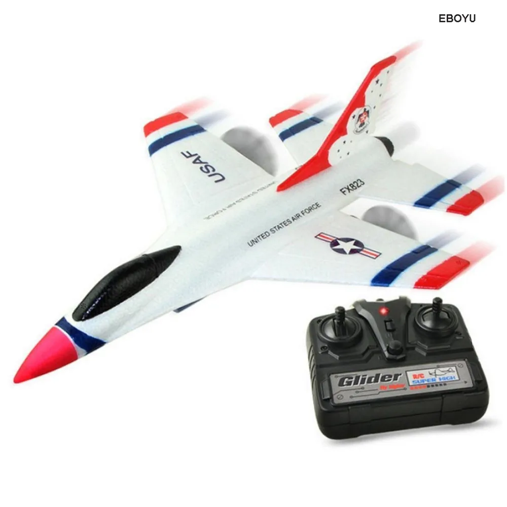 EBOYU FX 823 RC Plane 2.4G 2CH RC Airplane Glider 290mm Wingspan EPP ...