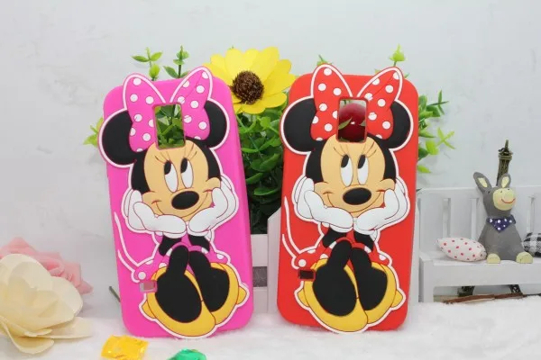 Cheapest 3D Cute Lovely Cartoon minnie mouse Silicone Soft Cover Back ...