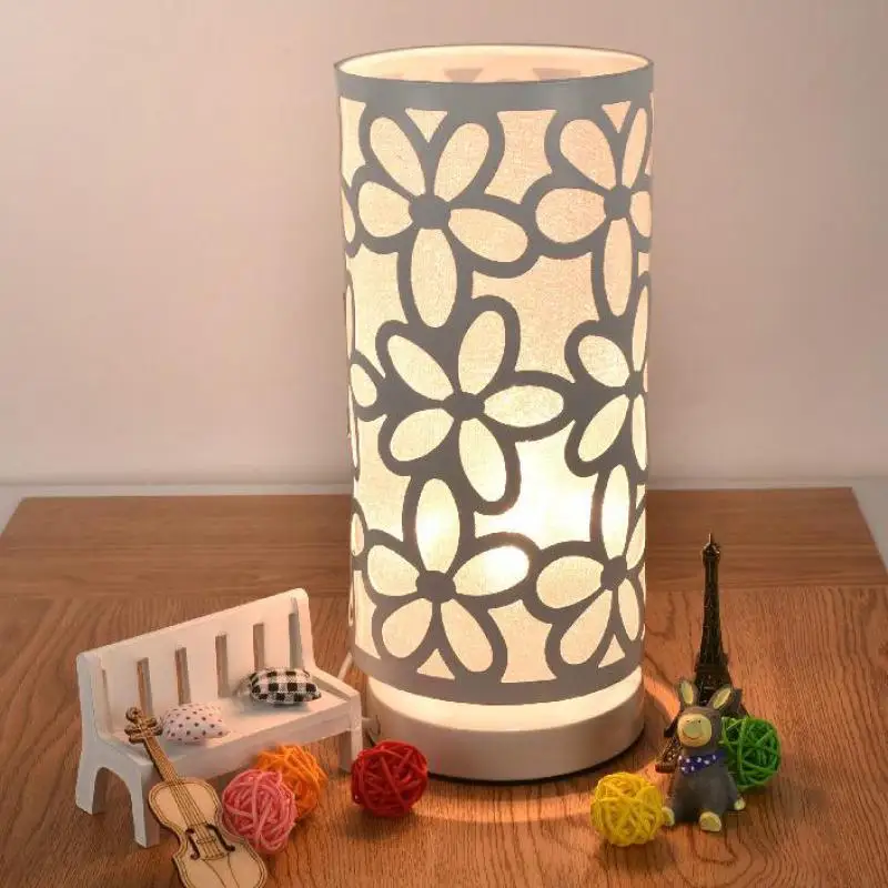 Bedroom Bedside Lamp 7 Colorful Eye Remote Control Desk Lamp Lamparas ...