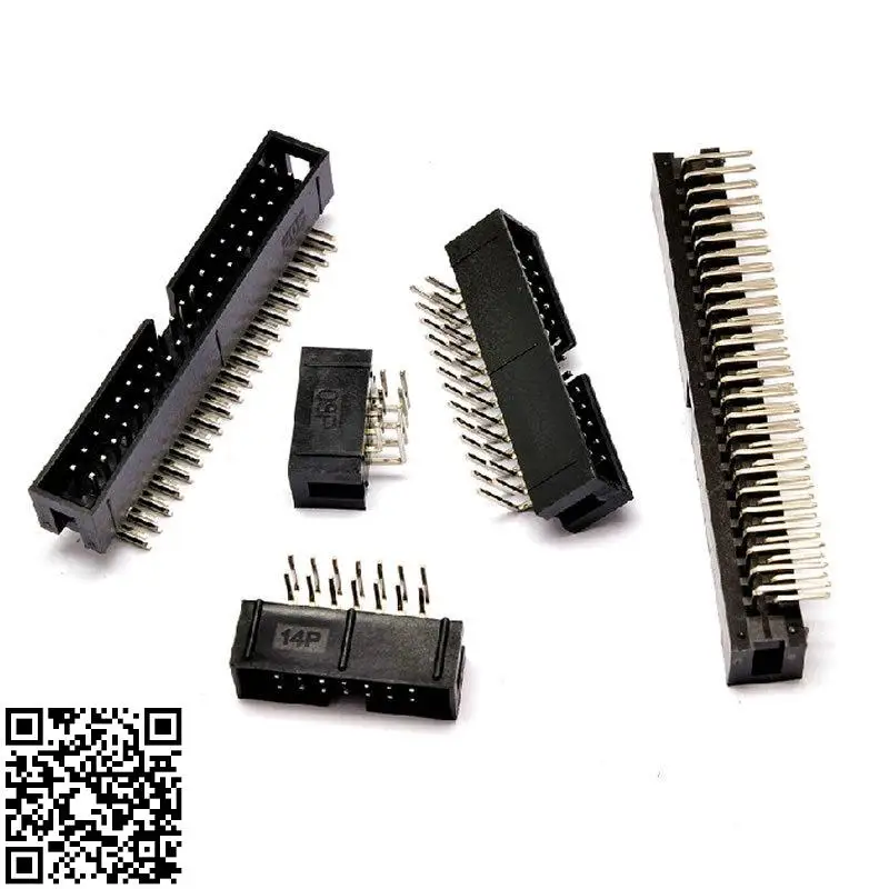 E067 20PCS DC3 20P Right angle JTAG ISP socket IDC Box headers ...