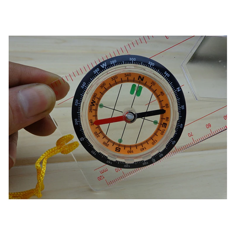 OC-1 Orienteering Baseplate Map Compass Scale Ruler with Lanyard ...