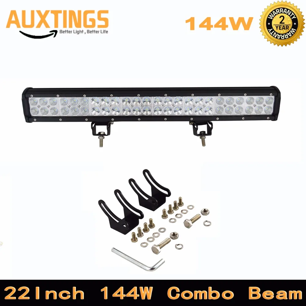 Impermeable IP67 11520 14400LM 22 pulgadas 144 W Combo Beam LED Light ...