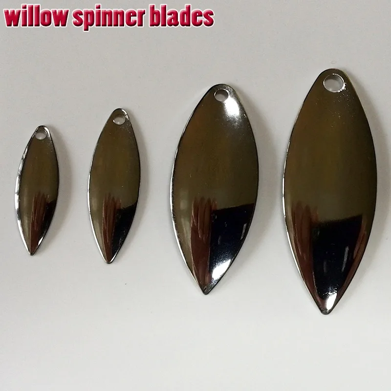 Stainless Steel Willow Spinner Blades - Easy Fishing Tackle