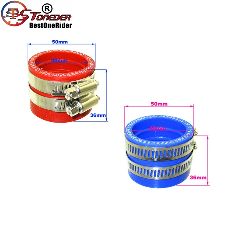 40mm Carburetor Manifold Adapter 40mm Red Blue High Quality Carburetor ...