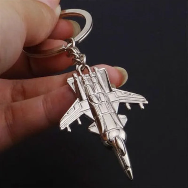 Aircraft Keychain Helicopter Key Chain Fighter Key Pendant Aviation ...